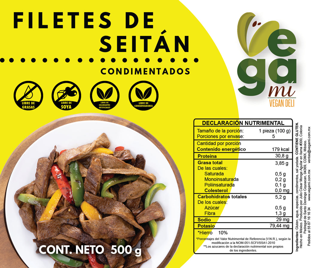 Filetes de Seitán – VEGAMIMX